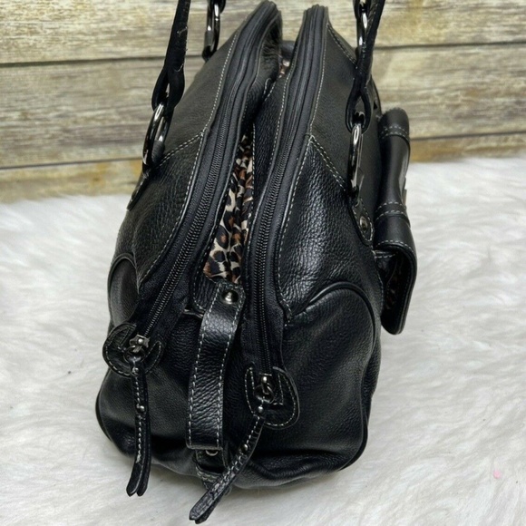 Maxx New York | Bags | Maxx New York Signature Black Pebbled Leather ...